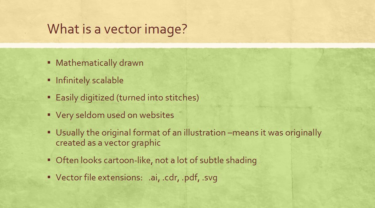 Vector vs. Bitmap — A Primer for Machine Embroiderers | Edgestitch