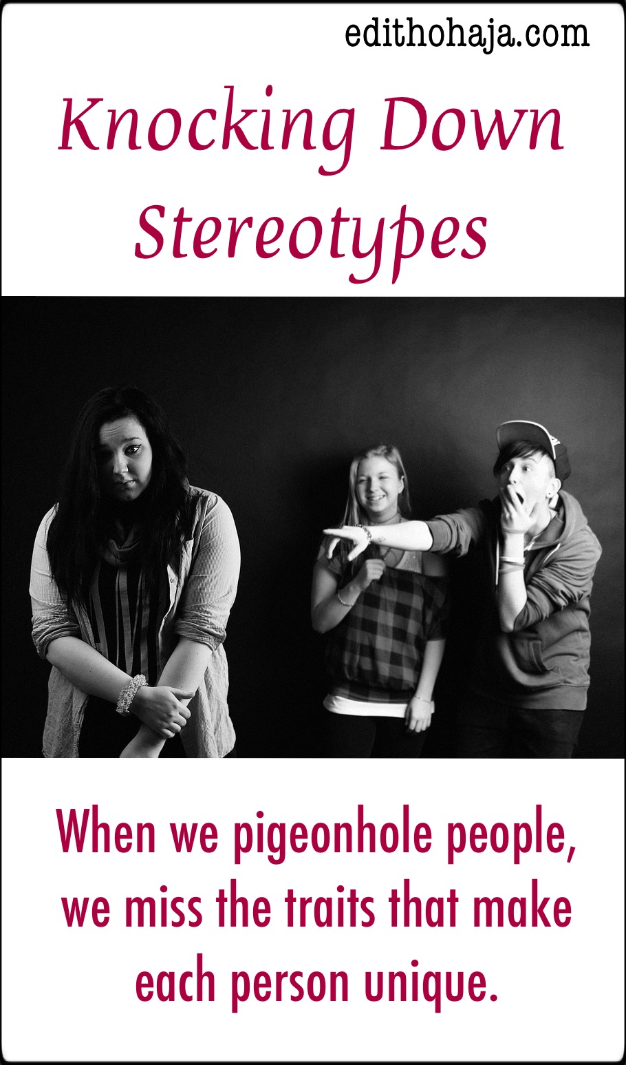 KNOCKING DOWN STEREOTYPES - Edith Ohaja