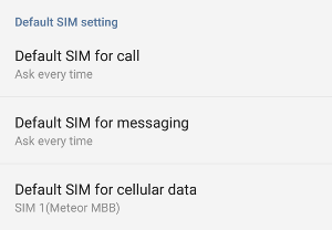 OnePlus 2 default SIM settings - Editor Seán