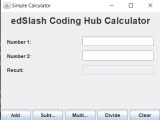 Create Calculator Using Java Swing Edslash