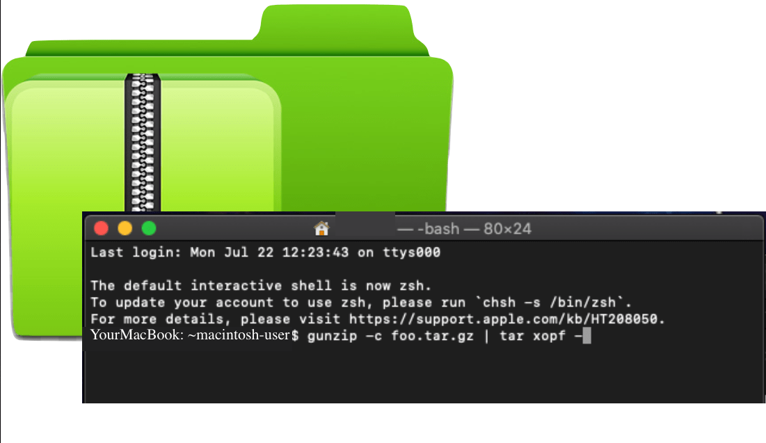 Unpacking .tar files in macOS using CLI - EdTechChris