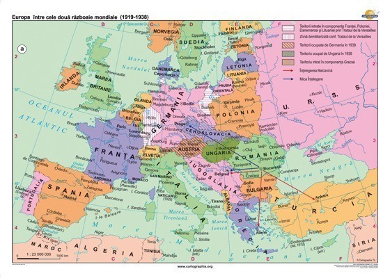Europa intre cele doua razboaie mondiale (1919-1938) • Edu-Lab.ro