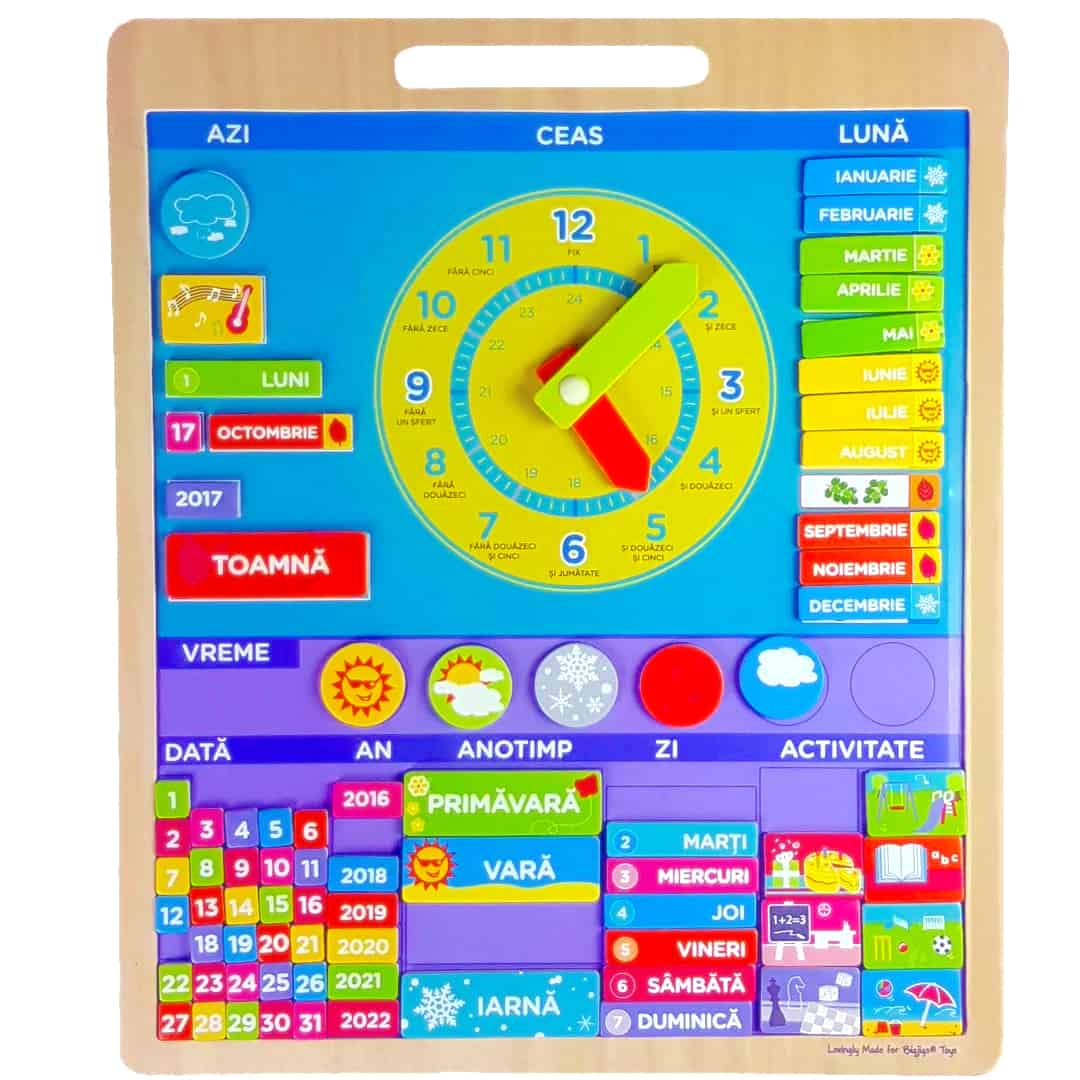 Calendar magnetic Vremea • Edu-Lab.ro