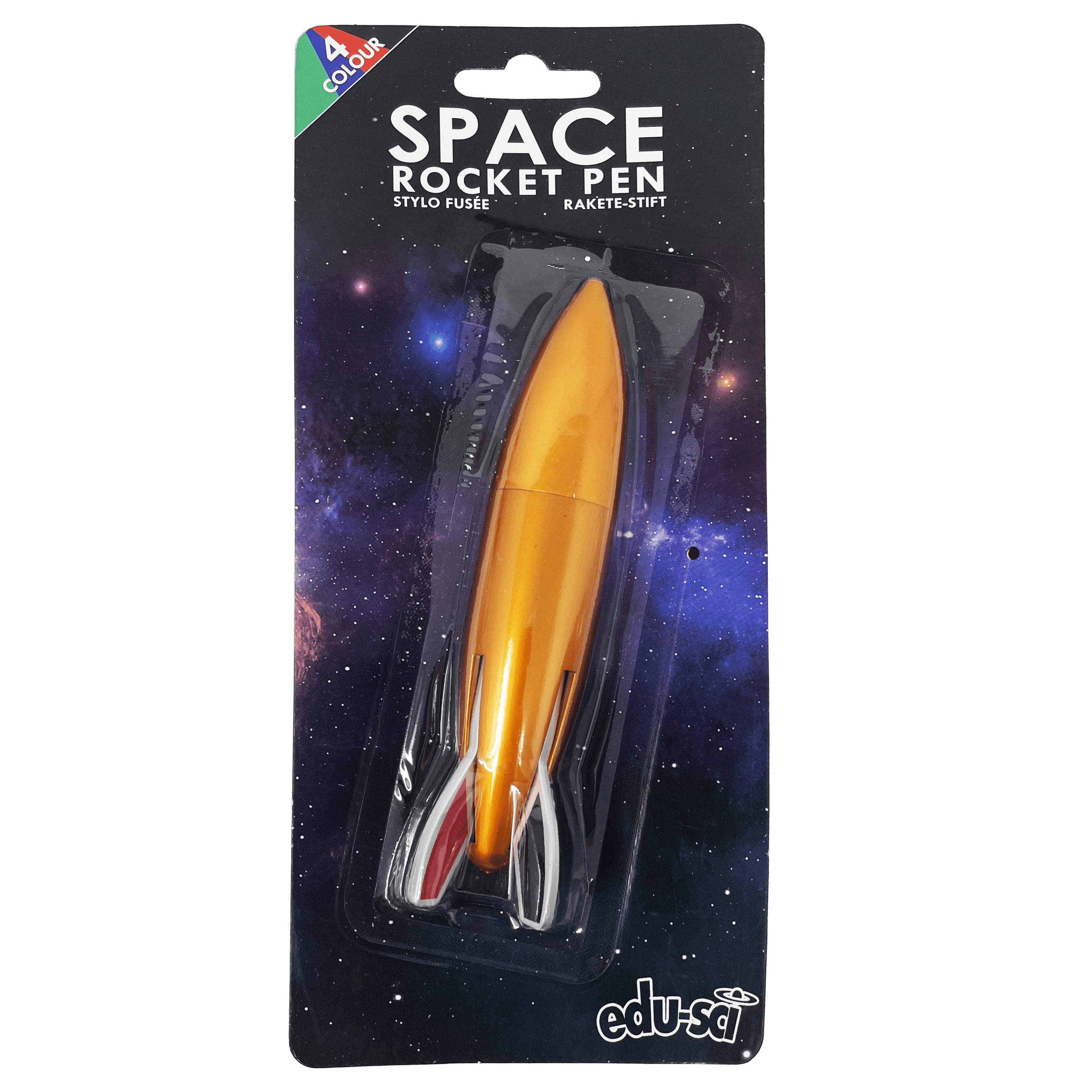 Space Rocket Pen Orange – Edu-Sci