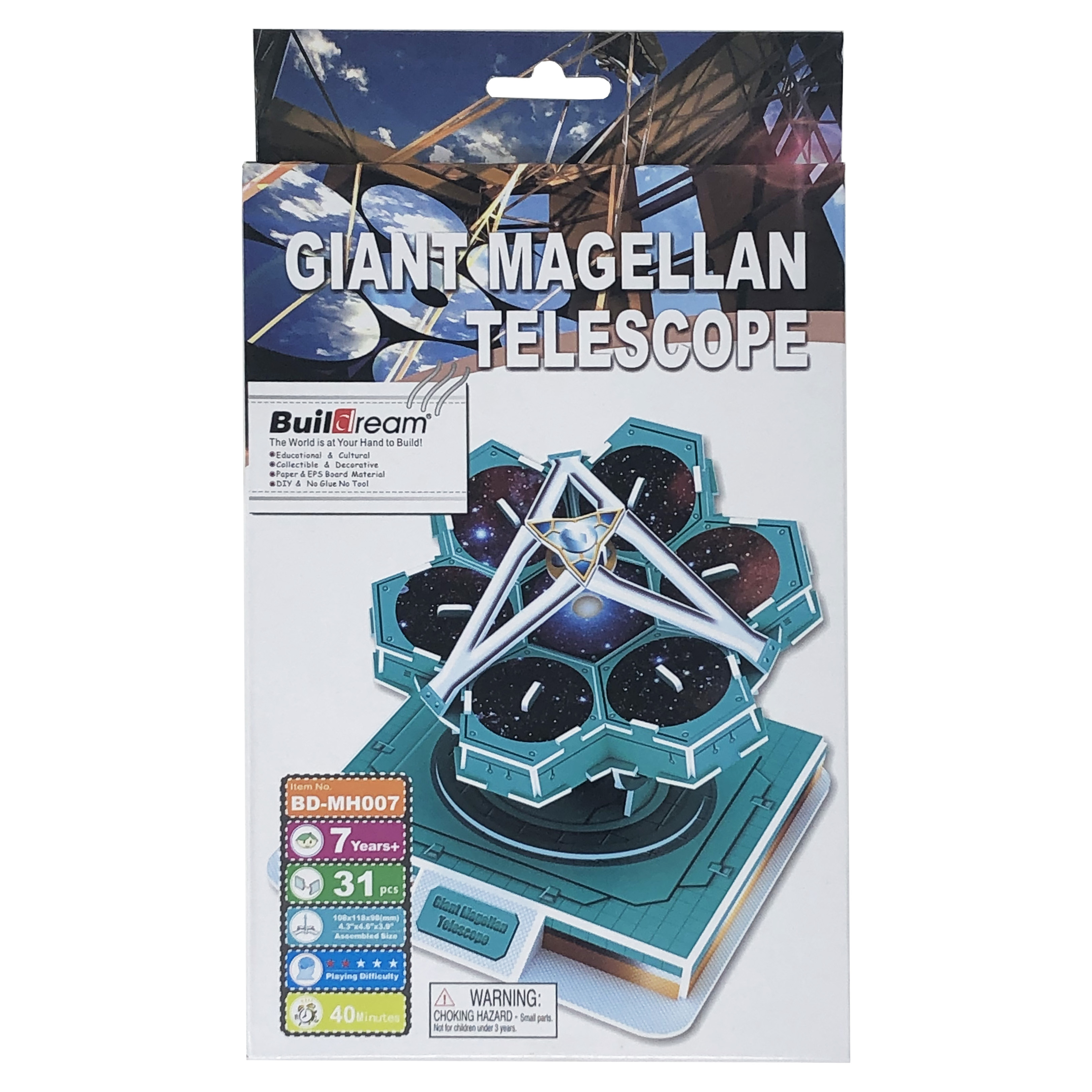 3D Puzzle – Giant Magellan Telescope – Edu-Sci