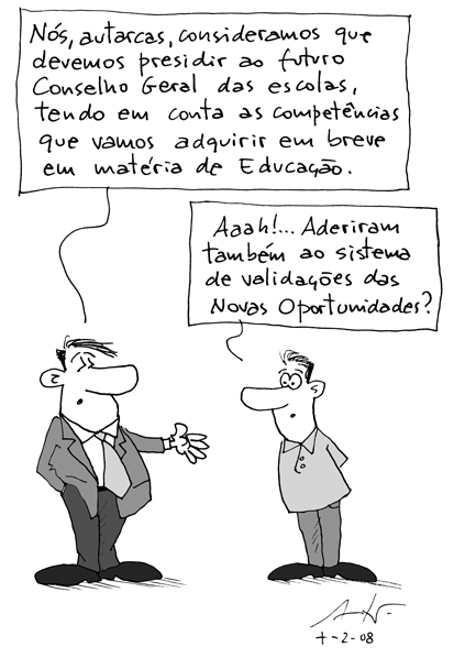 O Cartoon (Validado) do Antero | A Educação do meu Umbigo