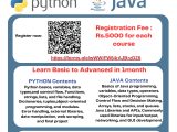 Training On Python And Java Educast