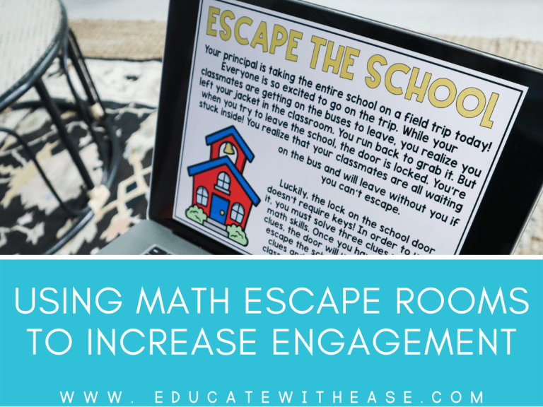 Using Math Escape Rooms to Increase Engagement