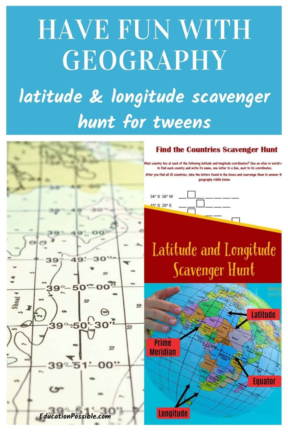 Teens Can Learn Latitude And Longitude With This Fun Scavenger Hunt Teens Can Learn Latitude And Longitude With This Fun Scavenger Hunt