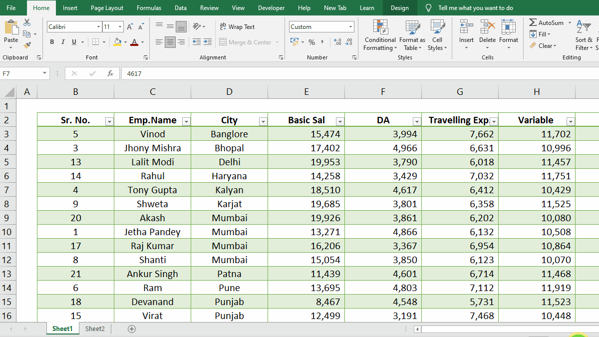 Learn Excel How To Total The Data In An Excel Table EduTaxTuber Learn Excel How To Total The Data In An Excel Table EduTaxTuber