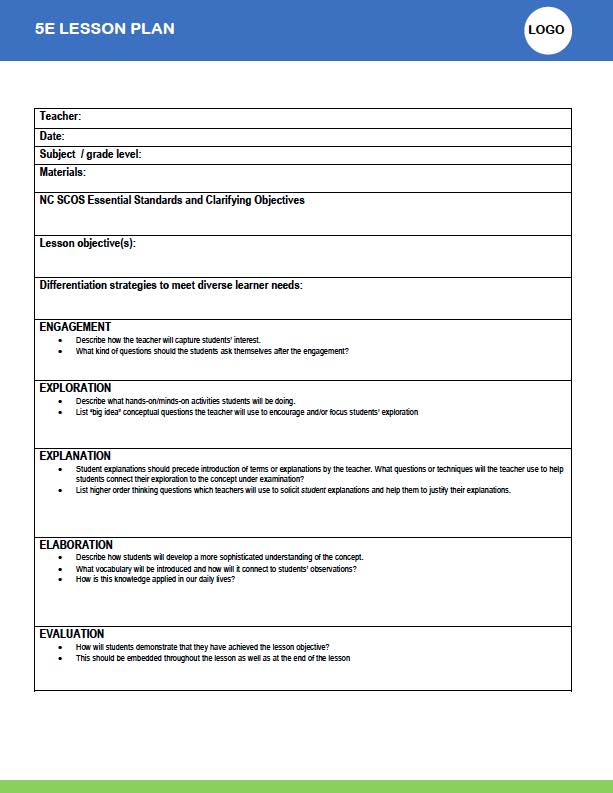 Lesson Plan Template Google Docs - Teachers' Choice - Edutechspot .com