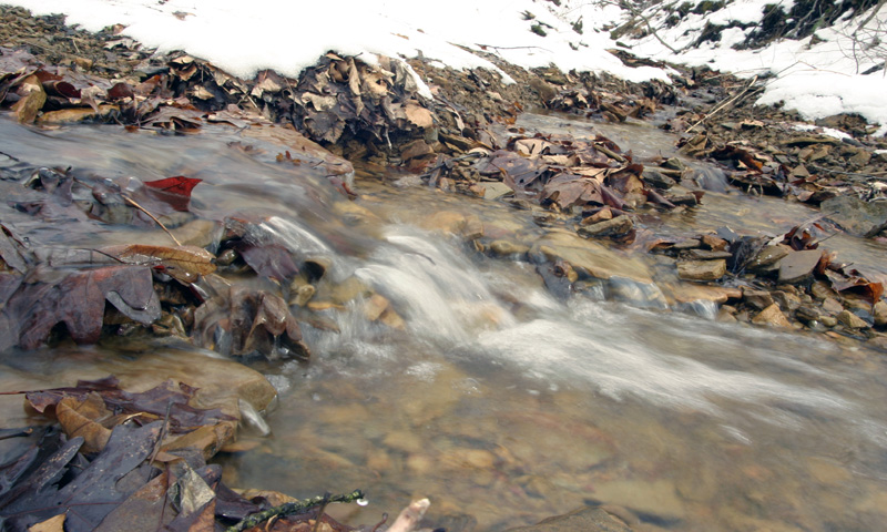 A moving cold stream! | Wallpapers For Your EeePC!
