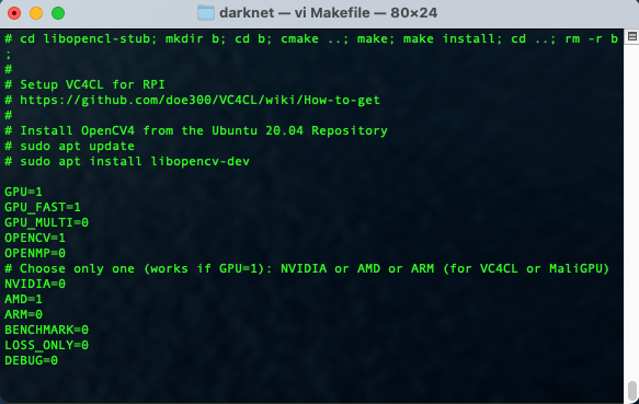 Install Darknet to use with AMD Radeon GPU – EF Computer