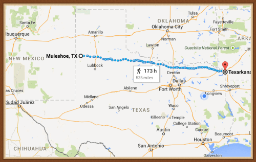 Walk Across Texas! | Effects of Grace Ministries, Inc.