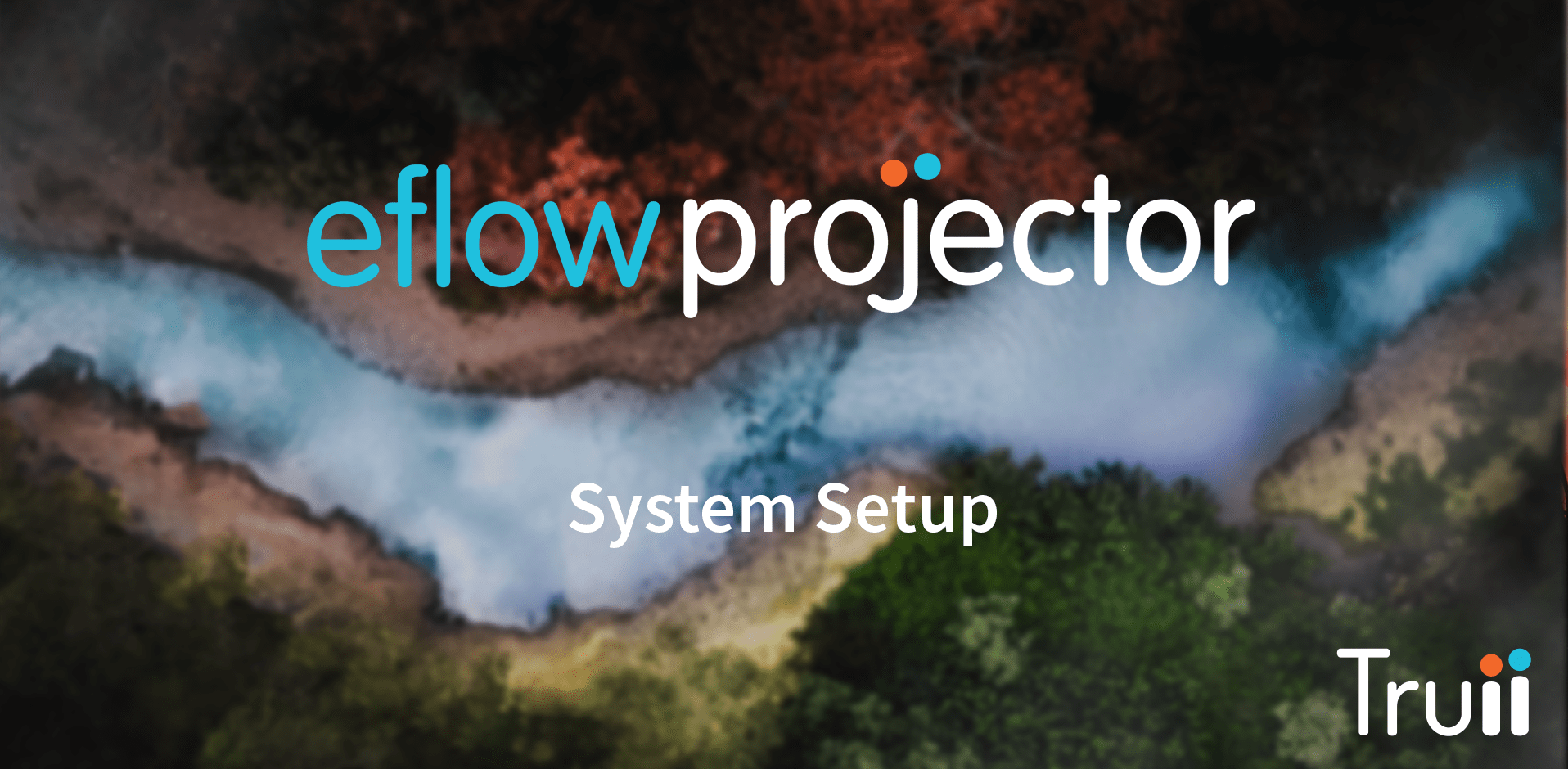 Setting up the reporting system – eFlow Projector