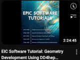 Epic Tutorials The Eic Software Website