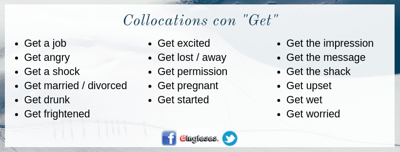 Collocations con «Get» – Eingleses