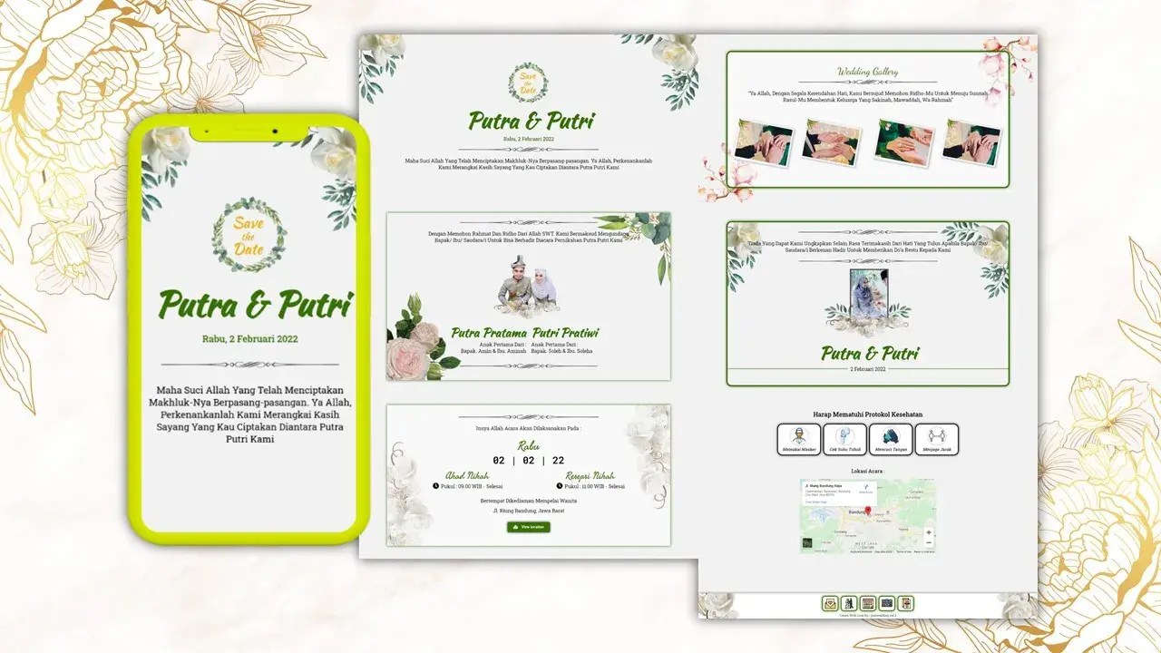 Design Undangan Online Einvite 220 - einvite.id