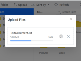 Upload In Angular File Manager Component Syncfusion