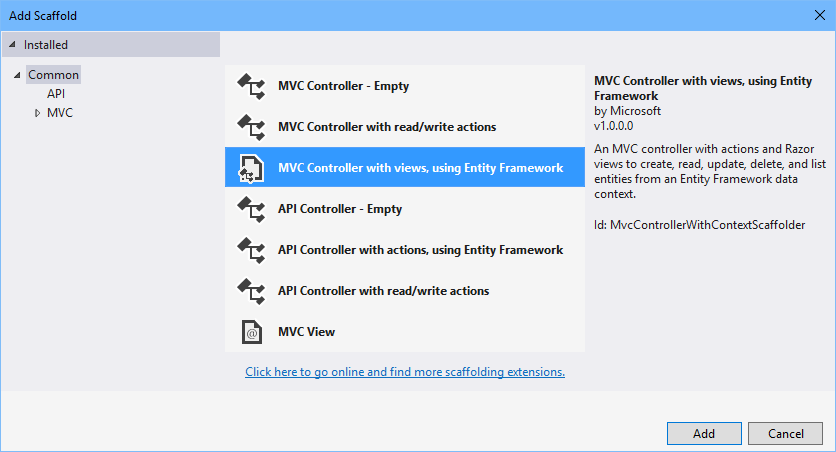 Aspnet Core Basics Mvc Controller With Entity Framework Core Eric L 5485