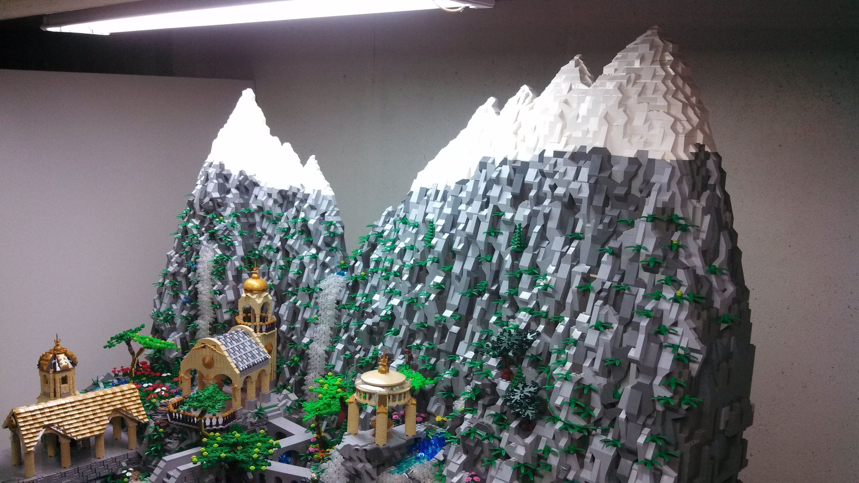 Un fan construye un modelo de Rivendel con 120 mil piezas de Lego – El ...