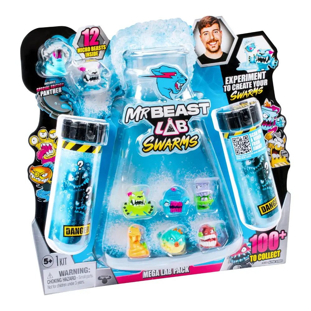 Mrbeast Lab Swarms Mega Lab 12 Pack Elc Toys