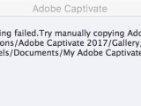 Captivate 2017 Crashes On Start Up Elearning