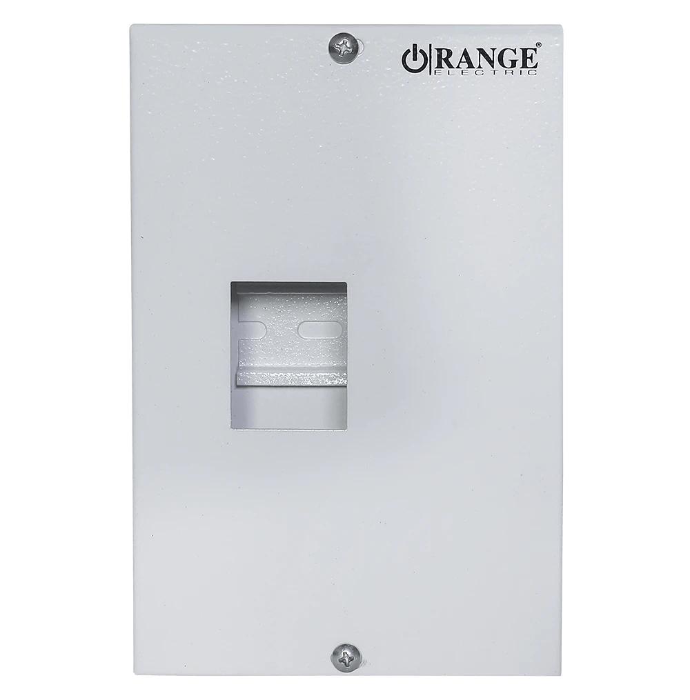 2 POLE ISOLATOR BOX ORANGE (XIB-002P) - elecshop.lk
