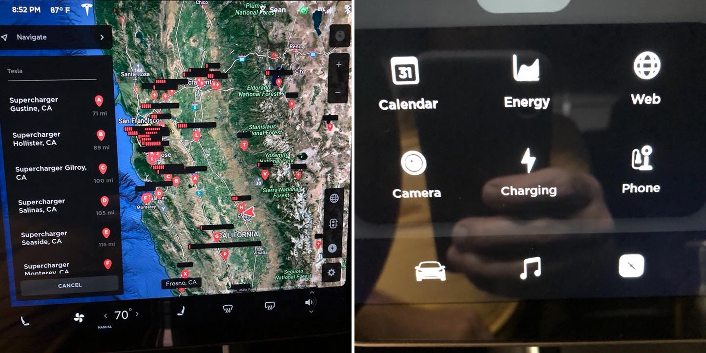 First Look at Tesla's new version 9 update on Model 3 - Electrek
