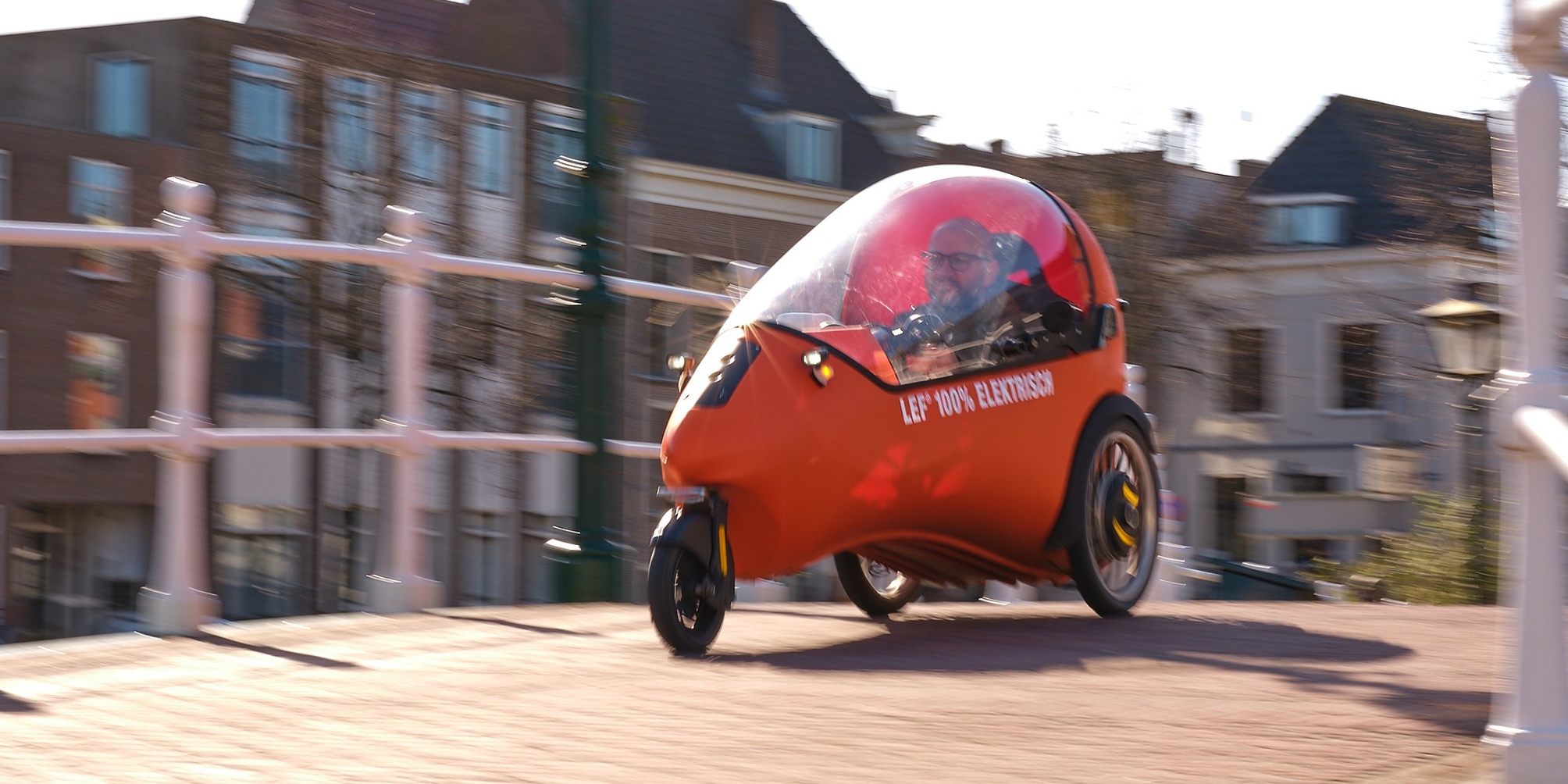 This micro EV is a tiny electric vehicle designed for cruising the city