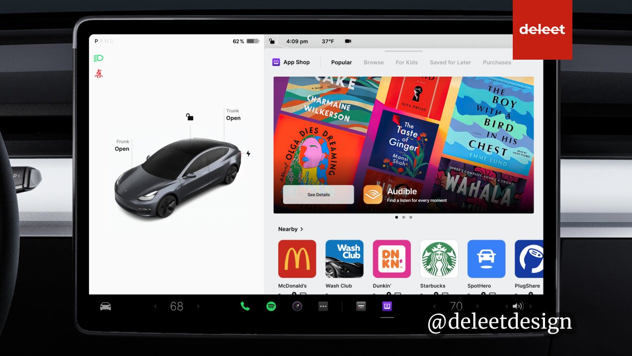 Tesla App Store concept is so real you can almost touch it | Electrek