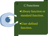 Functions In C
