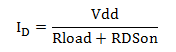 High Side Driver Design Using PMOS with Resistive Load