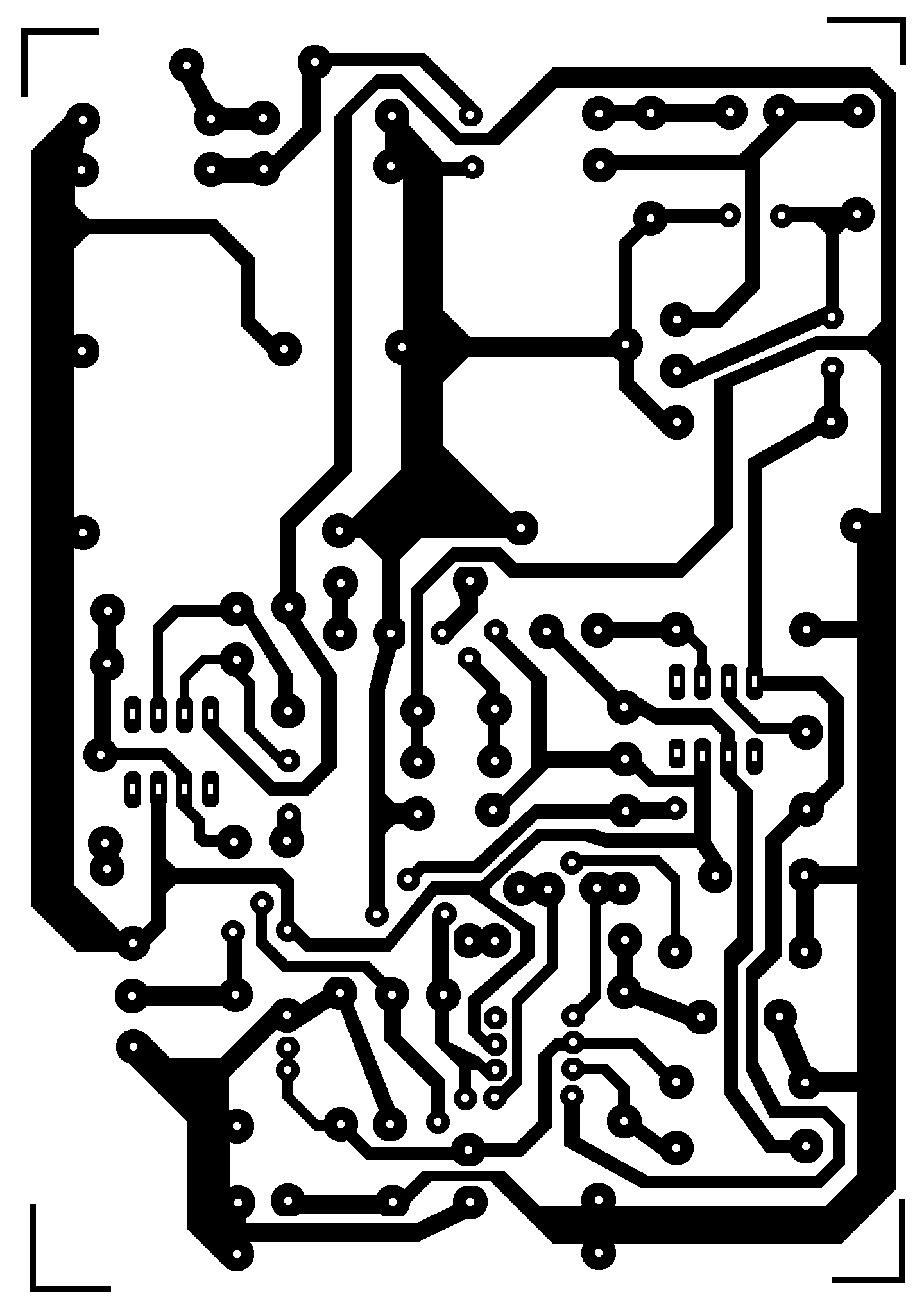 0-30V Stabilized Variable Power Supply bottom PCB layout | Electronic ... 0-30V Stabilized Variable Power Supply bottom PCB layout | Electronic ...