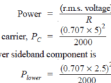 Solved Problems On Modulation And Demodulation Electronics Post