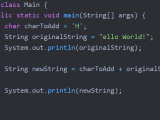How To Add A Char To A String In Java Electronics Reference
