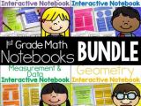 1st Grade Math Interactive Notebooks Bundle