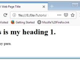 Html Page Structure Basic Web Page Syntax Format Tags