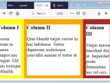Html Css Layout Tutorial With 2 And 3 Column Design Example Code