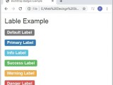 Bootstrap Badges And Labels