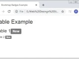Bootstrap Badges And Labels