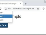 Bootstrap Dropdowns