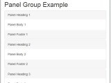 Bootstrap Panels