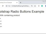 Bootstrap Form Inputs