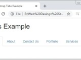 Bootstrap Tabs And Pills
