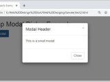 Bootstrap Modal Dialog