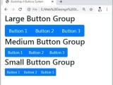 Bootstrap 4 Button Groups