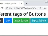 Bootstrap 4 Buttons
