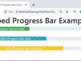 Bootstrap 4 Progress Bars