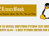 How To Install Python Text Editor In Linux Copaxinternet